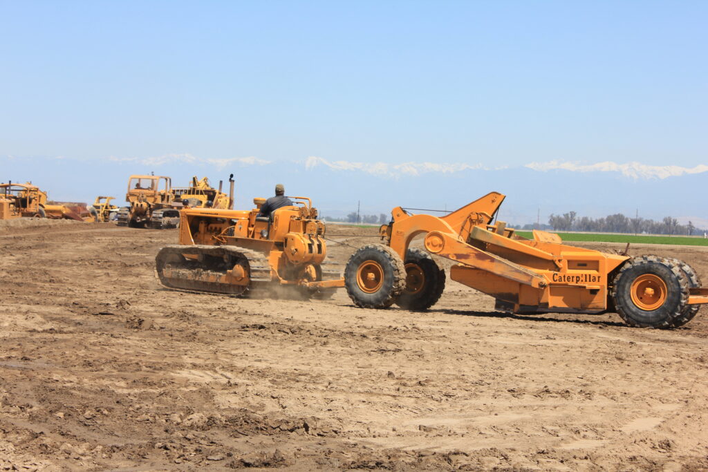 Earth moving demonstration