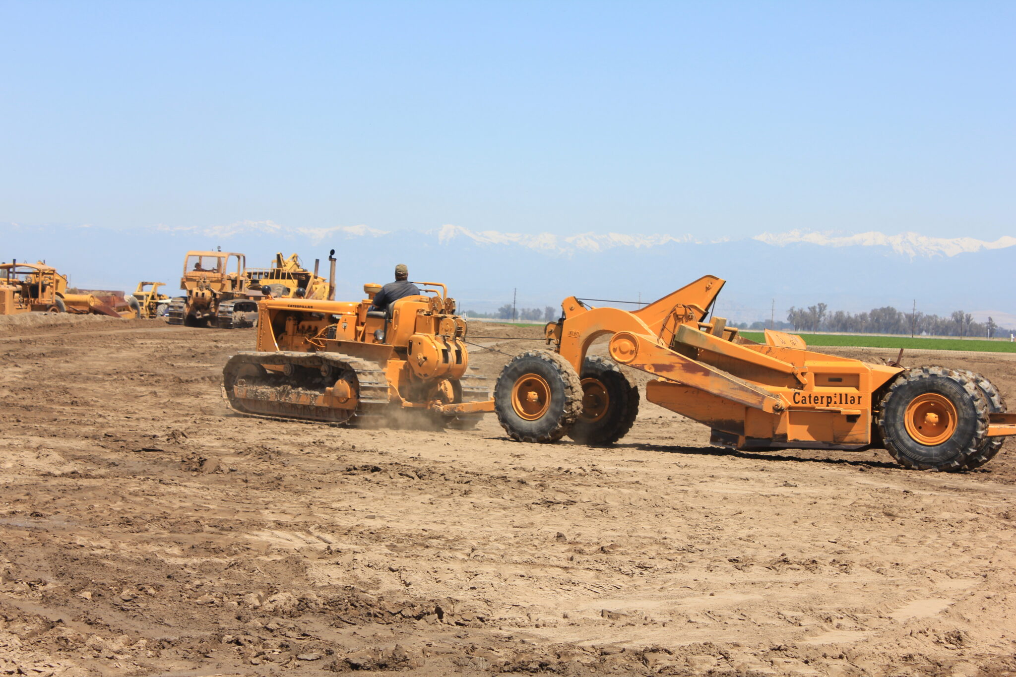 Earth moving demonstration